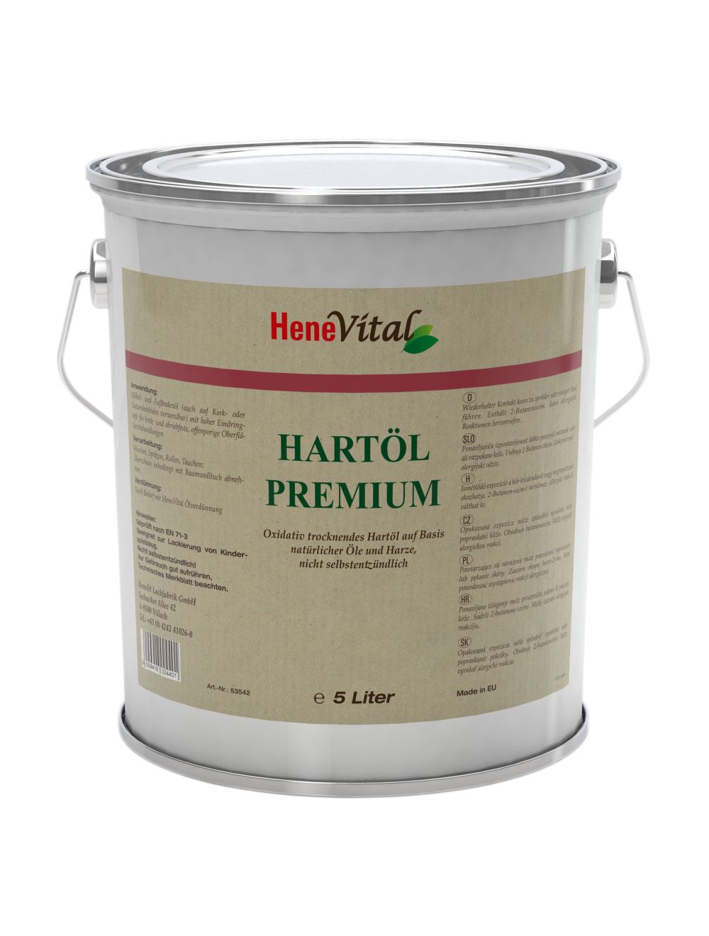 HeneVital Hartöl Premium 5 l